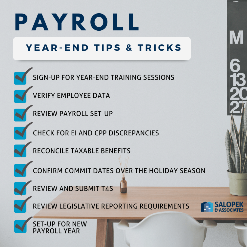 Year-End Payroll Tips and Tricks - Salopek HR